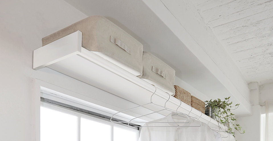 Wally Shelf and laundry rack | Product | Morita Aluminum Industry,inc.